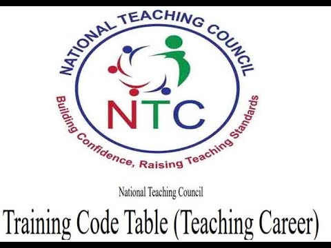 NTC TRAINING CODES TO BE USED FOR CPD POINTS - YouTube