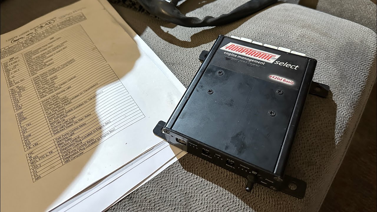 2JZ Soarer - cheap Adaptronic patch harness hack! New project running ...
