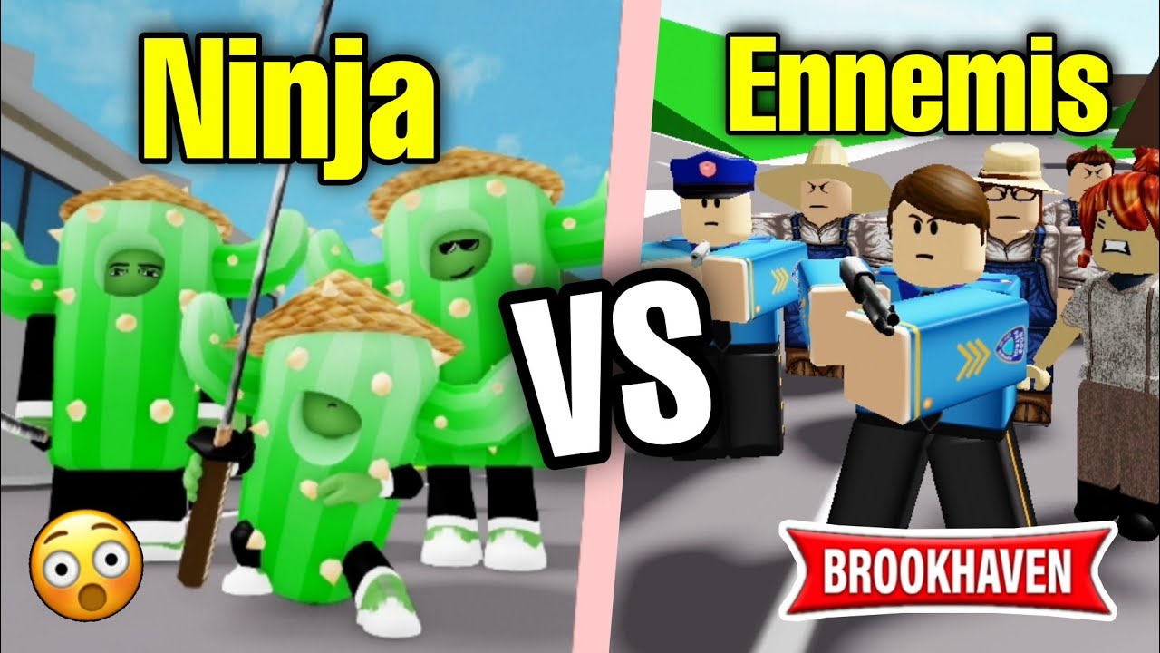 DES CACTUS NINJA AFFRONTENT DES ENNEMIS (JASON PÈTE UN PLOMB) ! ROBLOX ...