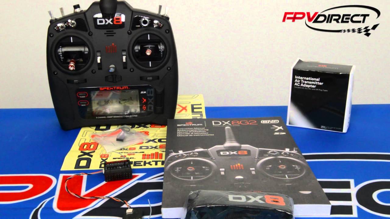 Spektrum DX8 Generation2 Transmitter with AR8000 and Satellite - YouTube