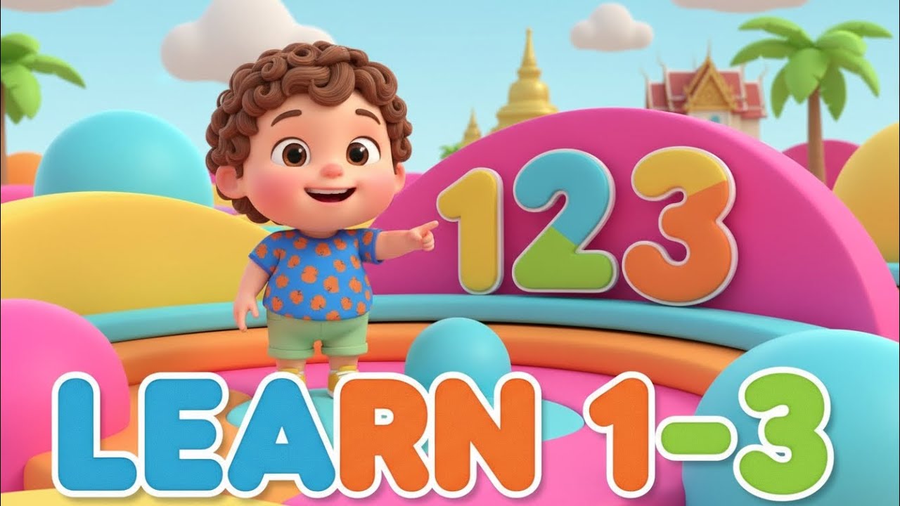 Learn Numbers 1 2 3 for Kids | Fun & Easy Learning Video | Kids ...