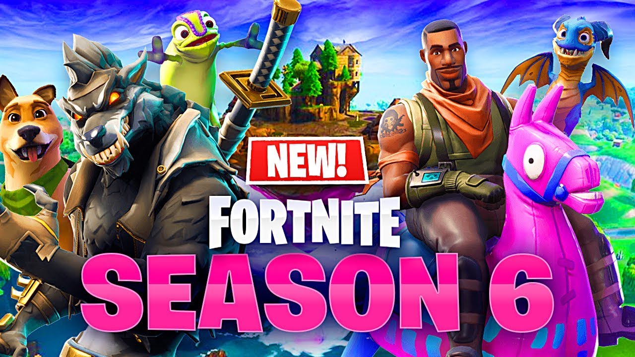 *NEW* Fortnite Season 6 Gameplay - New Map, Skins & Pets! - YouTube