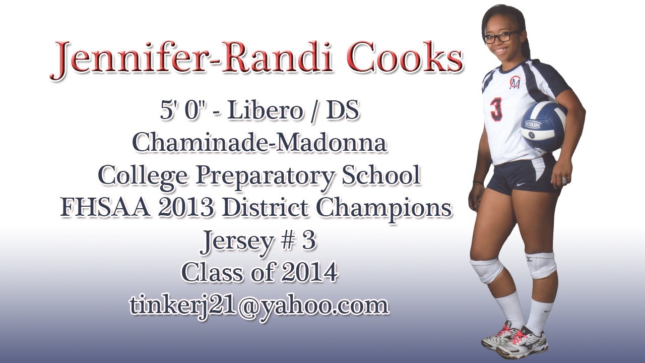 Jennifer-Randi Cooks - 2013 High School Volleyball Highlights - YouTube