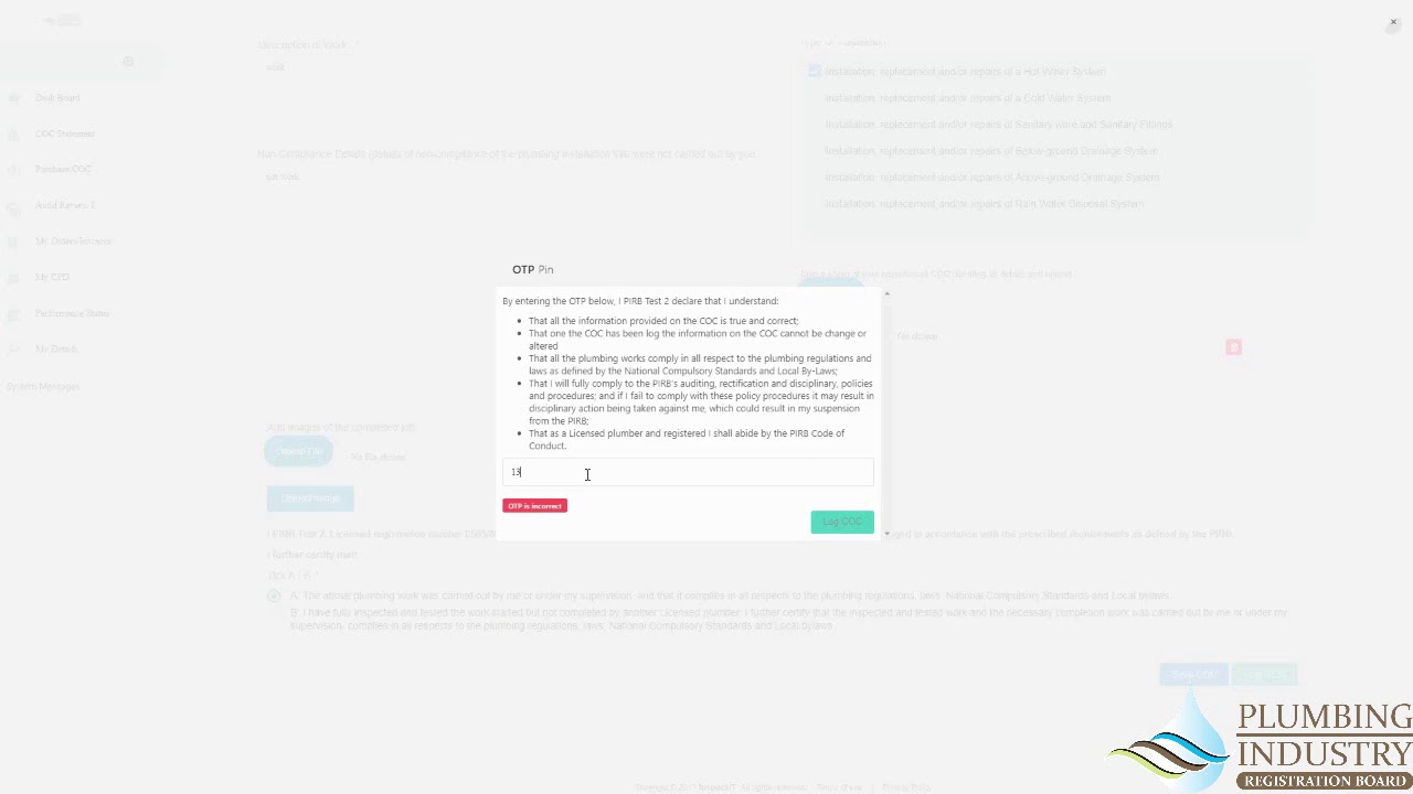 How to Log a CoC with the PIRB: - YouTube