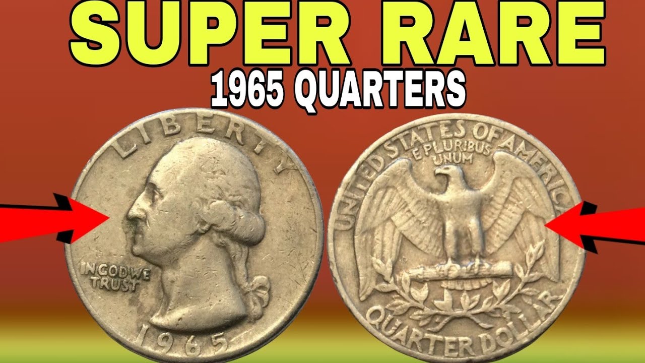 This Rarest Washington Quarter Dollar 1965 Could Make You Rich! Value ...