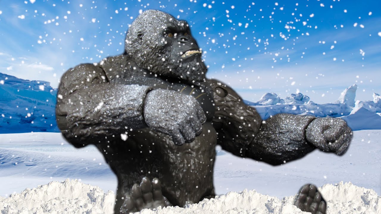 Playmates Godzilla VS Kong (2021) Antarctic King Kong With Osprey ...
