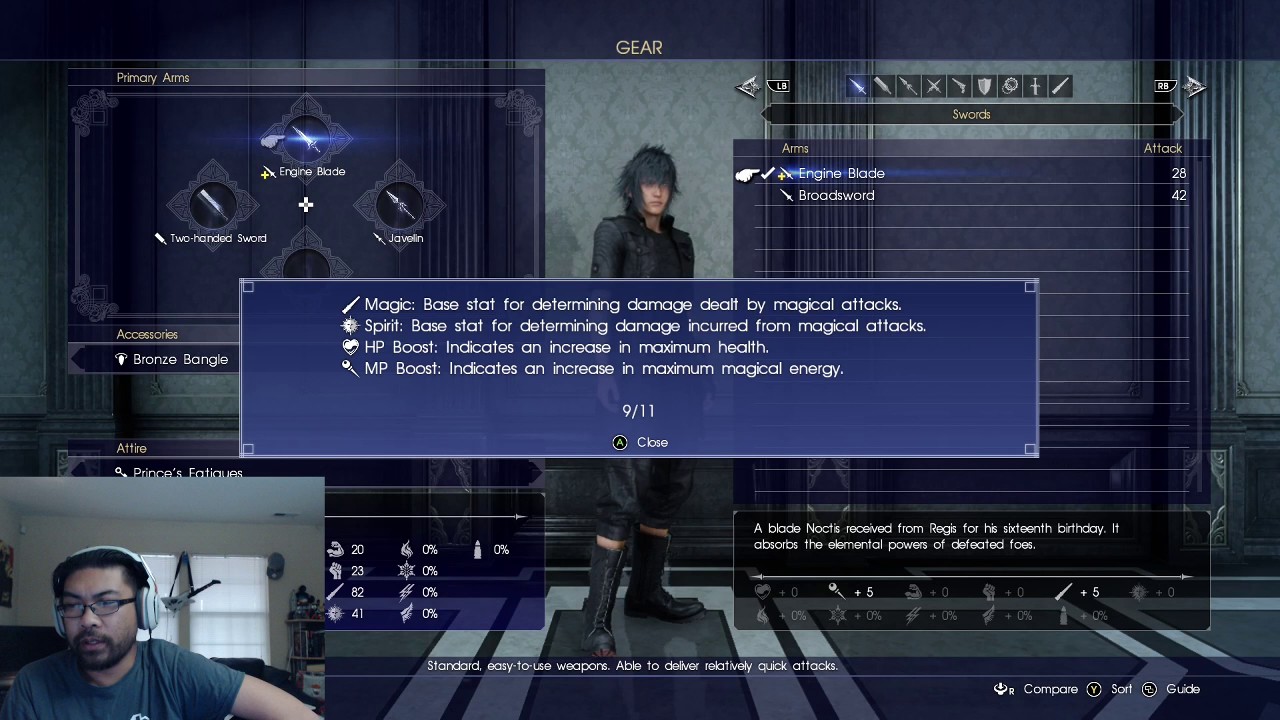 Final Fantasy XV "Real" playthrough [Day2] (Part 3) - YouTube