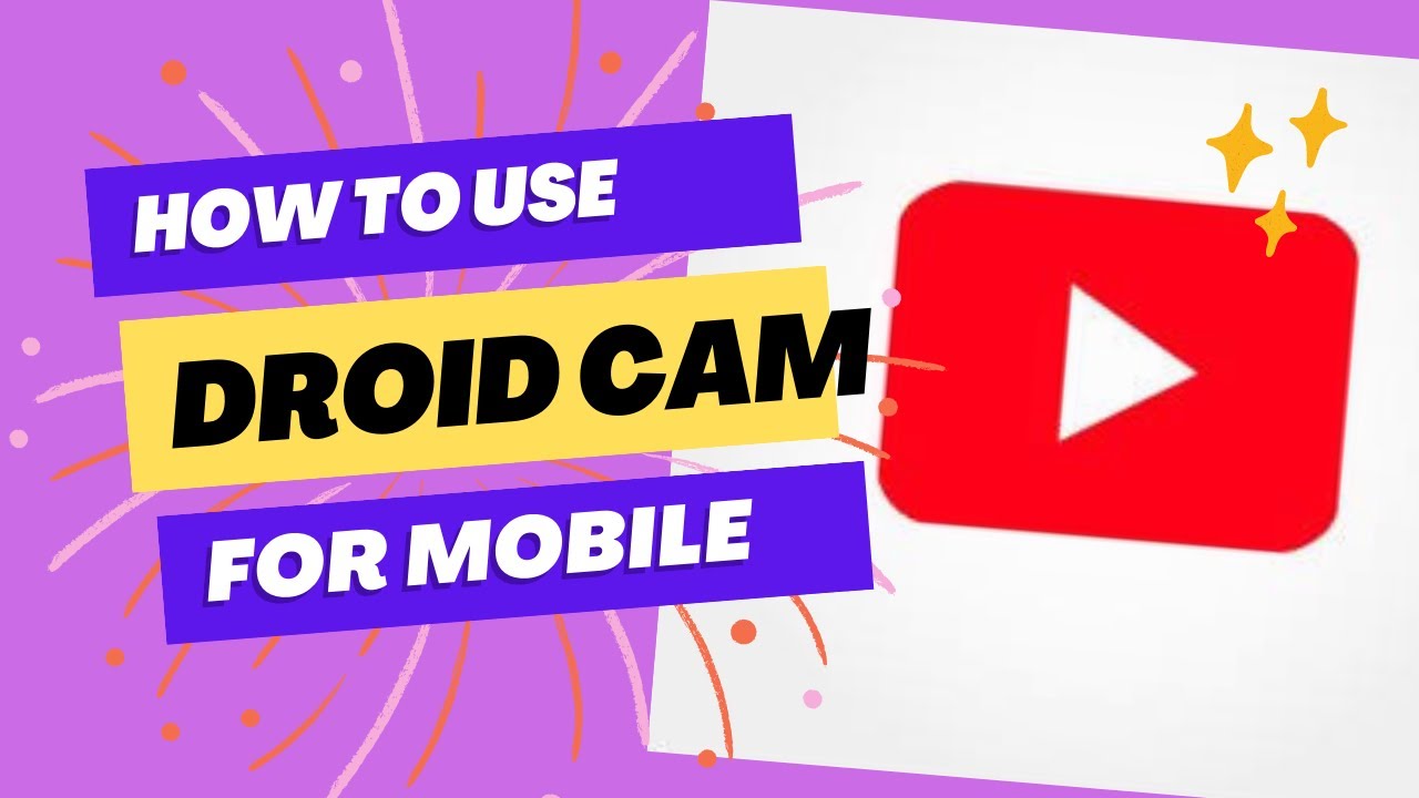 How To Use Droid Cam | Tech Fantasy - YouTube