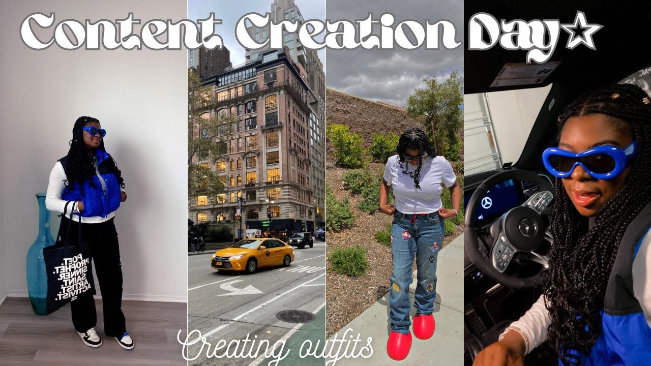 VLOG: Styling Outfits + Life As A Content Creator - YouTube