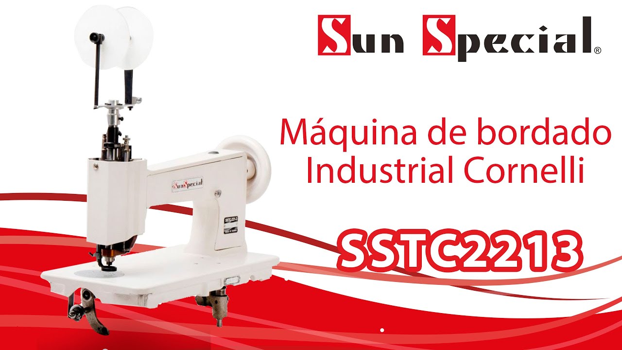 Máquina Cornelli Sun Special | Bordado em Ponto Corrente e Ponto ...