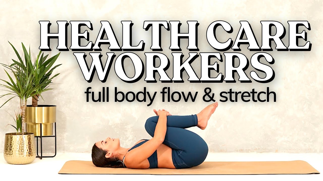 FULL BODY stretch for healthcare workers 🙏 Yoga for nurses UK ⭐️ Well ...