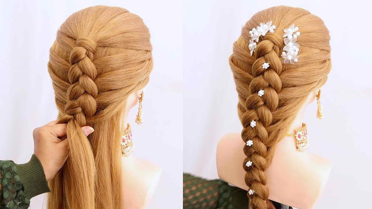 Simple Ponytail For Any Occasions | Stylish Choti Hairstyle | Long Hair ...