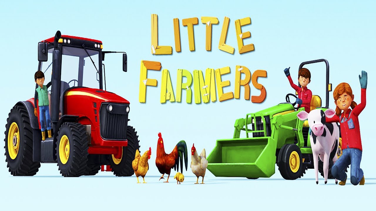 Little Farmers - Tractors and Harvesters for Kids - Children's cartoon ...