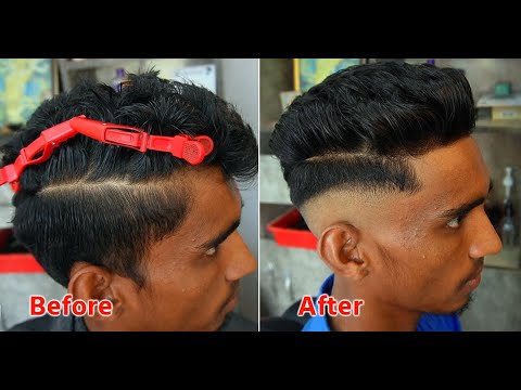 two side fade cut step by step tutorial - YouTube