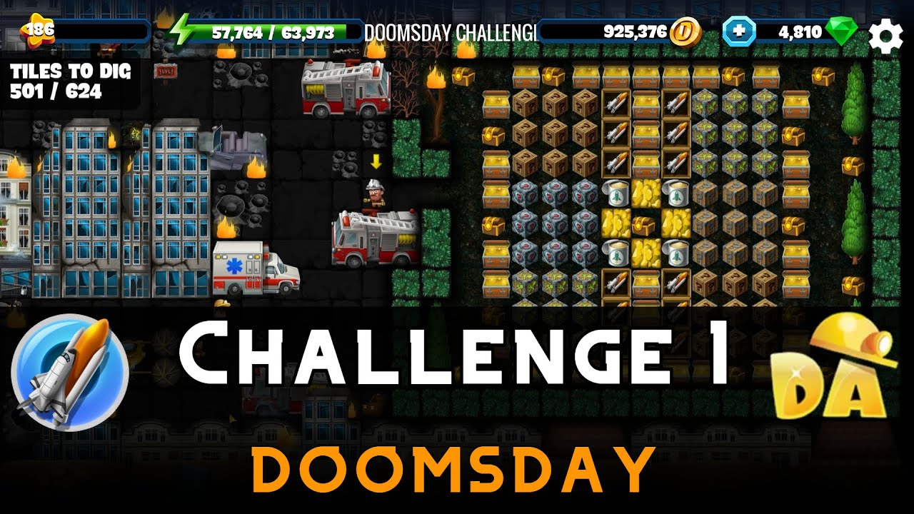 Doomsday Challenge 1 | Doomsday #9 | Diggy's Adventure - YouTube