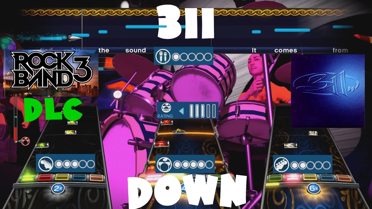 311 - Down - Rock Band 3 DLC Expert Full Band (October 2nd, 2012) - YouTube