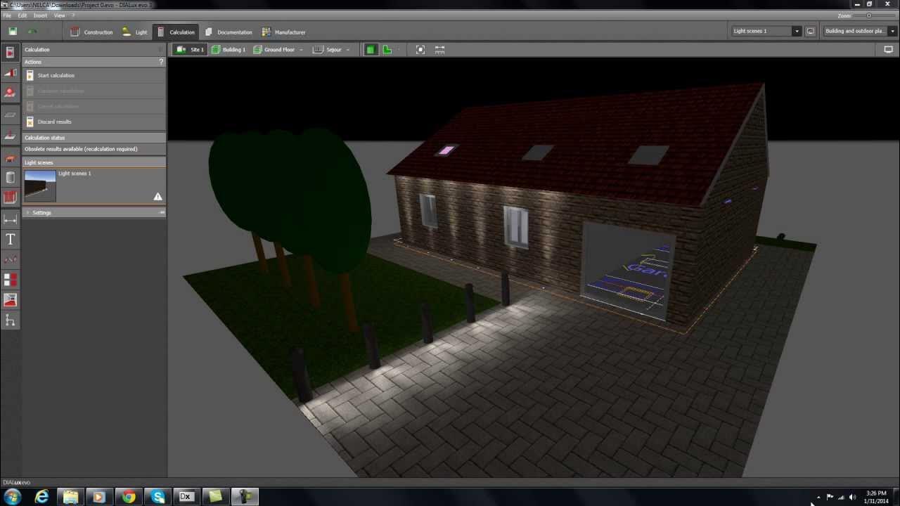 Dialux Evo Tutorial Part 6 - How to add the second floor and sloping roof - YouTube