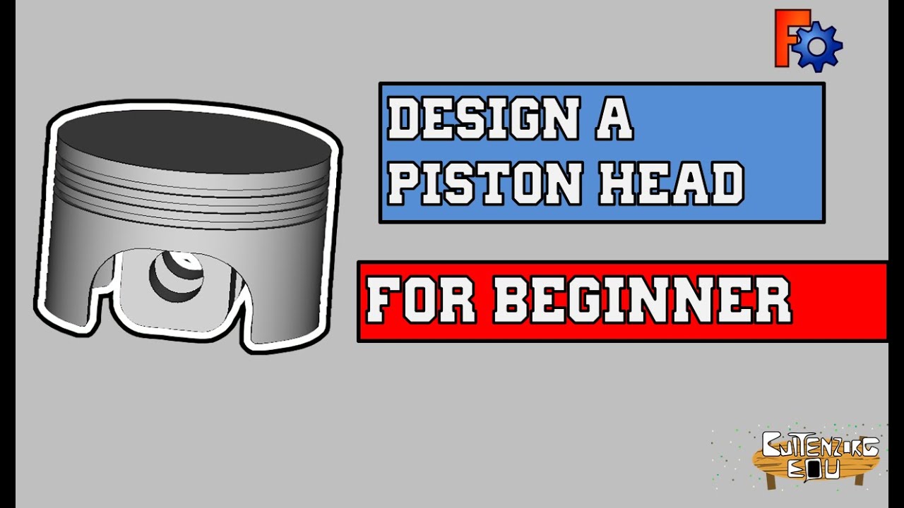 Tutorial Freecad: Membuat Kepala Piston - YouTube