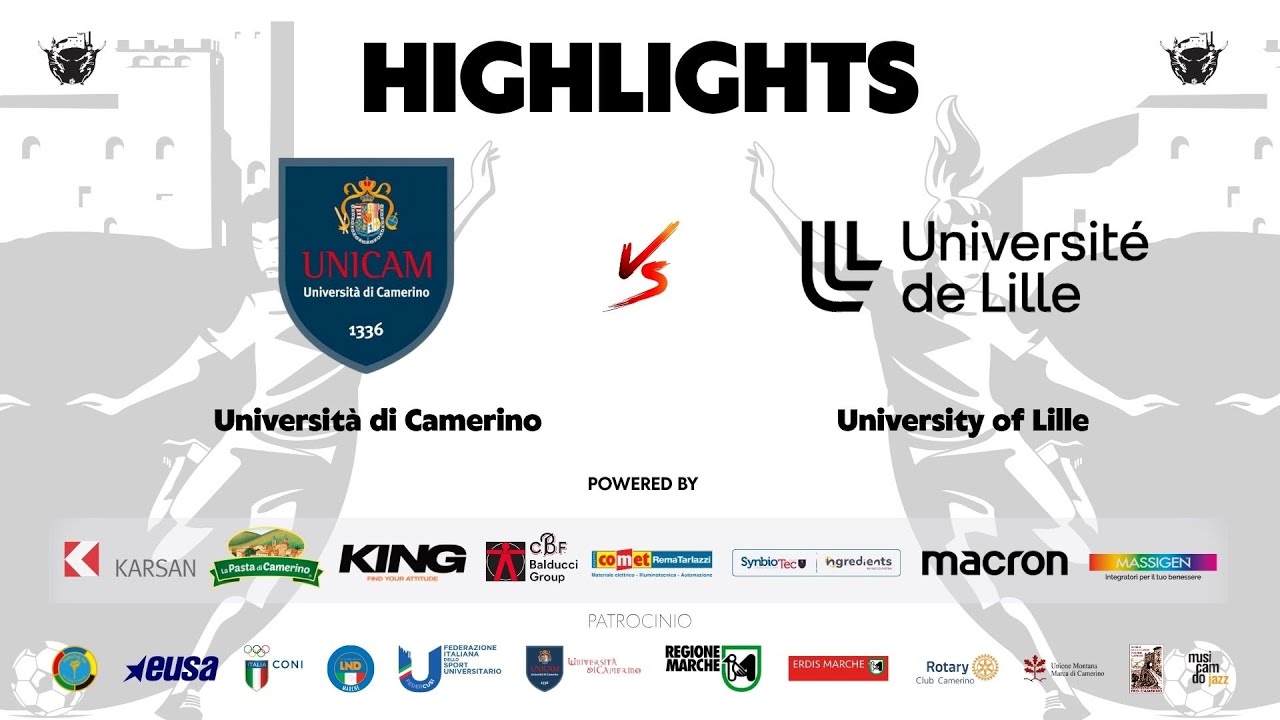 HIGHLIGHTS (W) Università di camerino - University of Lille | 2 - 4 ...