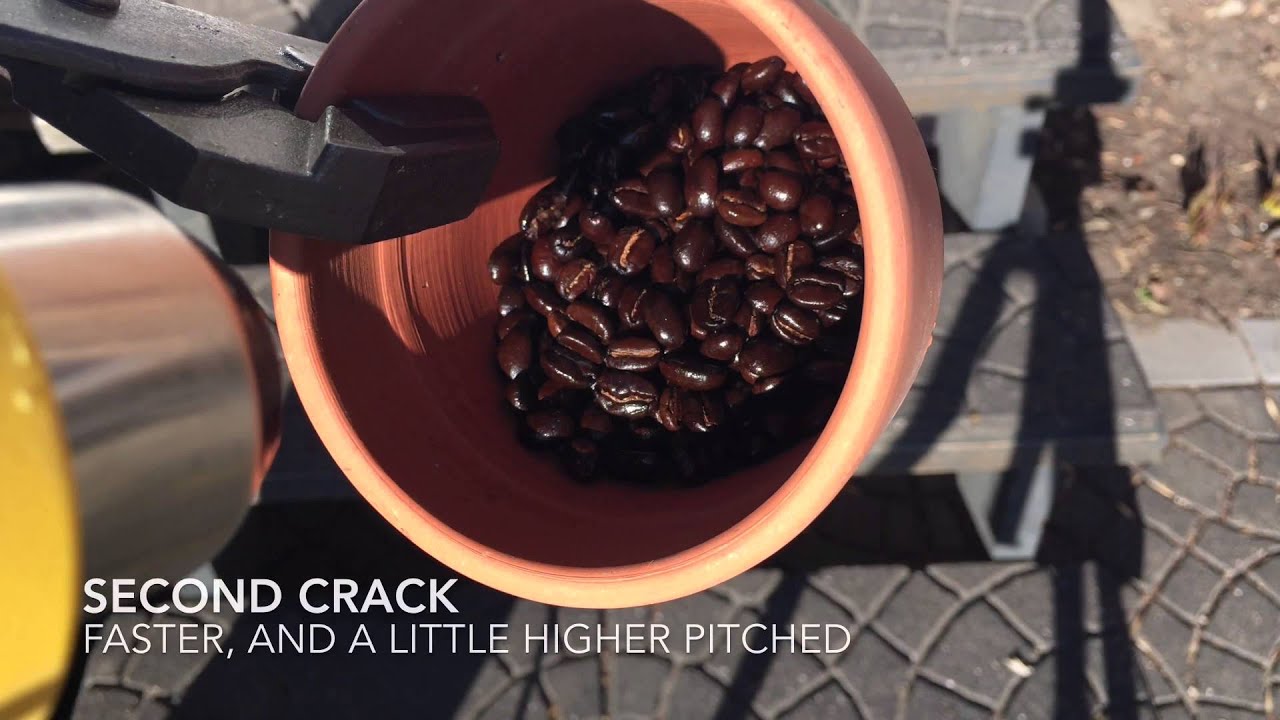 Coffee Roasting with Heat Gun and Flower Pot (4K Video) - YouTube