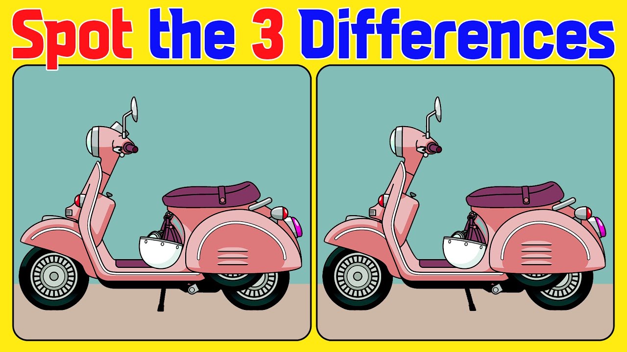 🧠🧩Spot the Difference | Puzzle Games 《A Little Difficult》 - YouTube