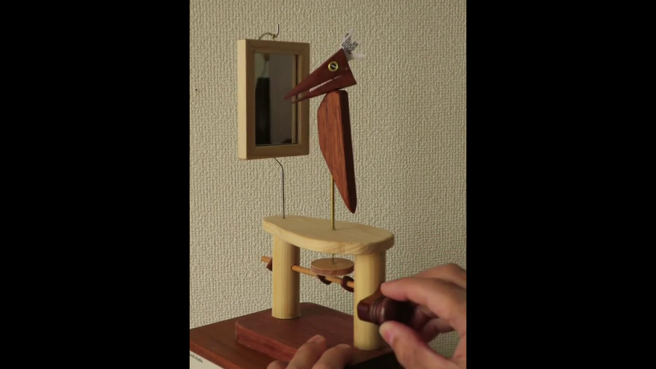 Automata #1 : Robert Race's Muttering Bird - YouTube