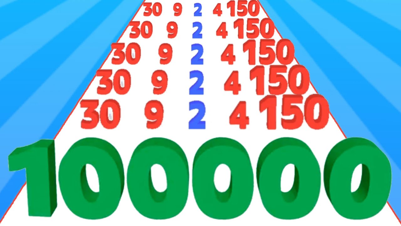 Number Master: Run and merge Levels 1 to 50 - Android Gameplay - YouTube