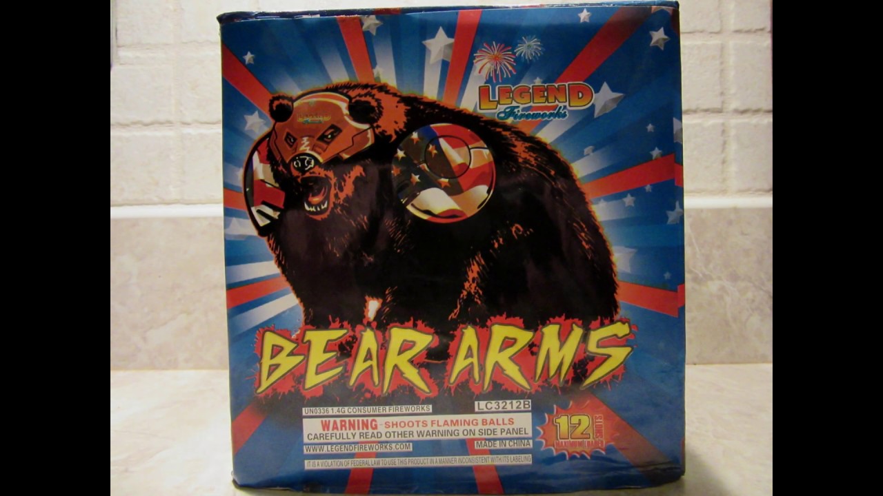 Bear arms Legend fireworks 12 Shots - YouTube