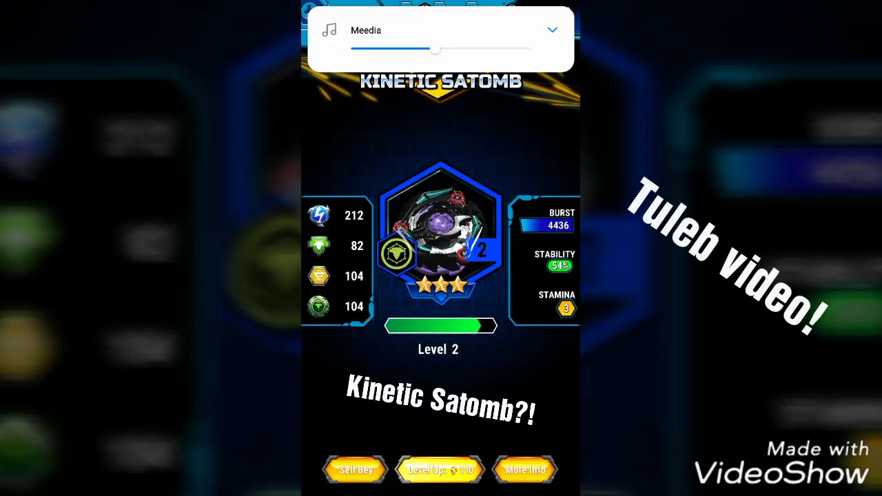 Kinetic Satomb???Beyblade burst rivals mängu evoulution! - YouTube