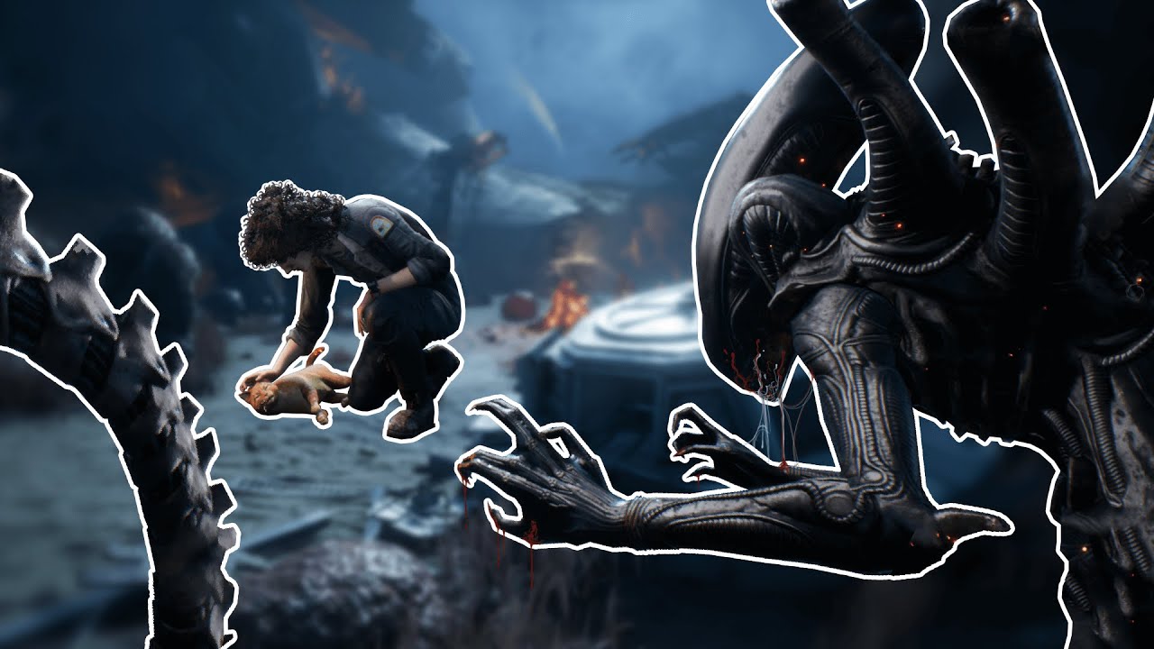 Facing the Xenomorph in Dead by Daylight - YouTube