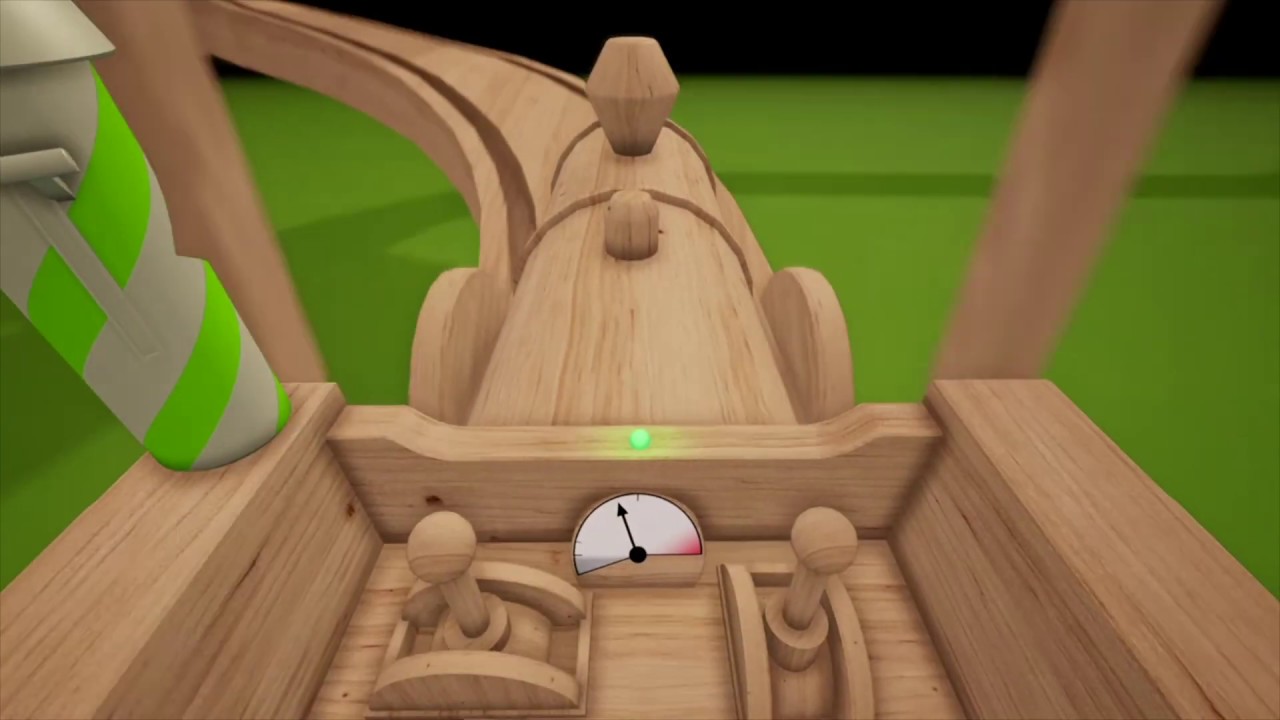 Wooden Train Stunts (S1E3): Firework roller coaster - YouTube