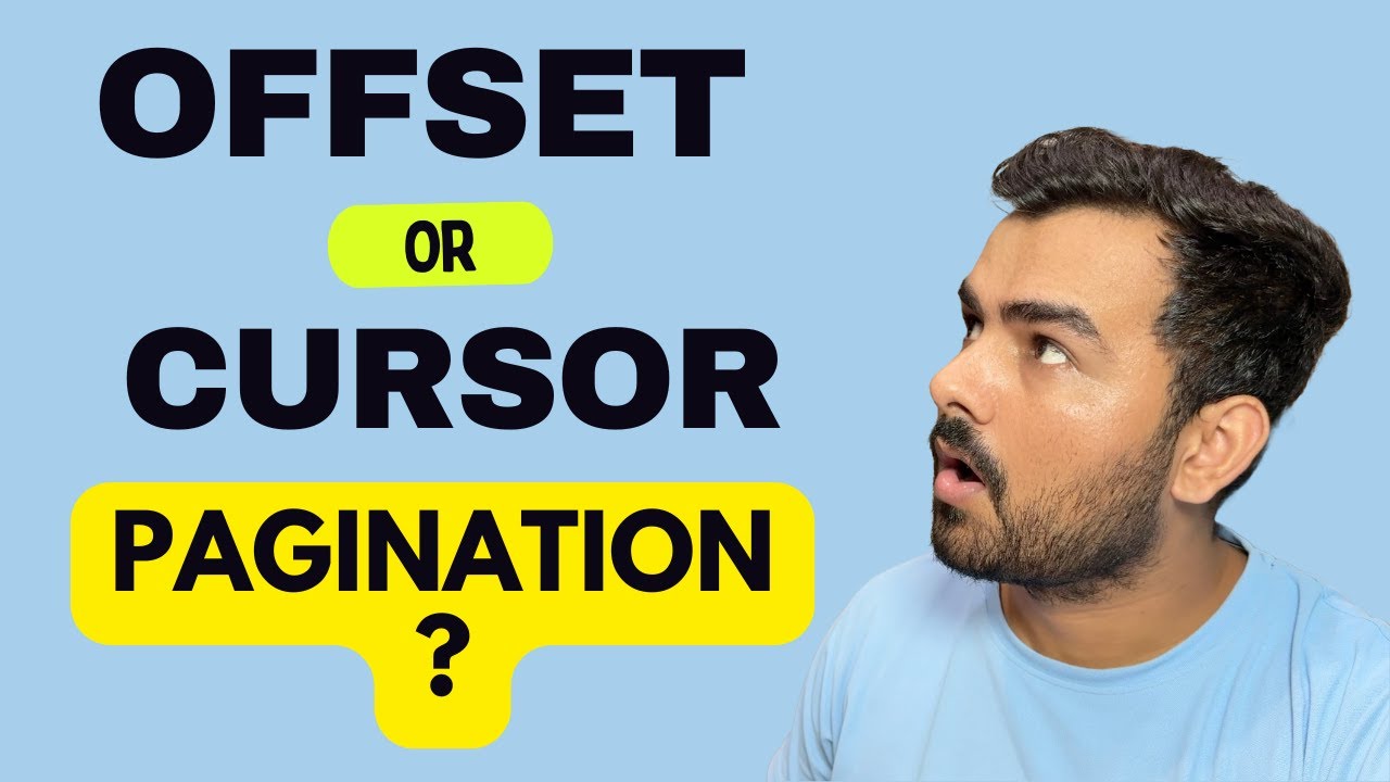 Which Pagination Method is BEST for You Offset or Cursor? - YouTube