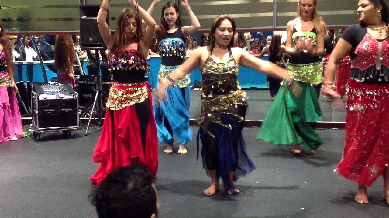 The ultimate belly dancing burjuman fitness first uae -part 2 - YouTube