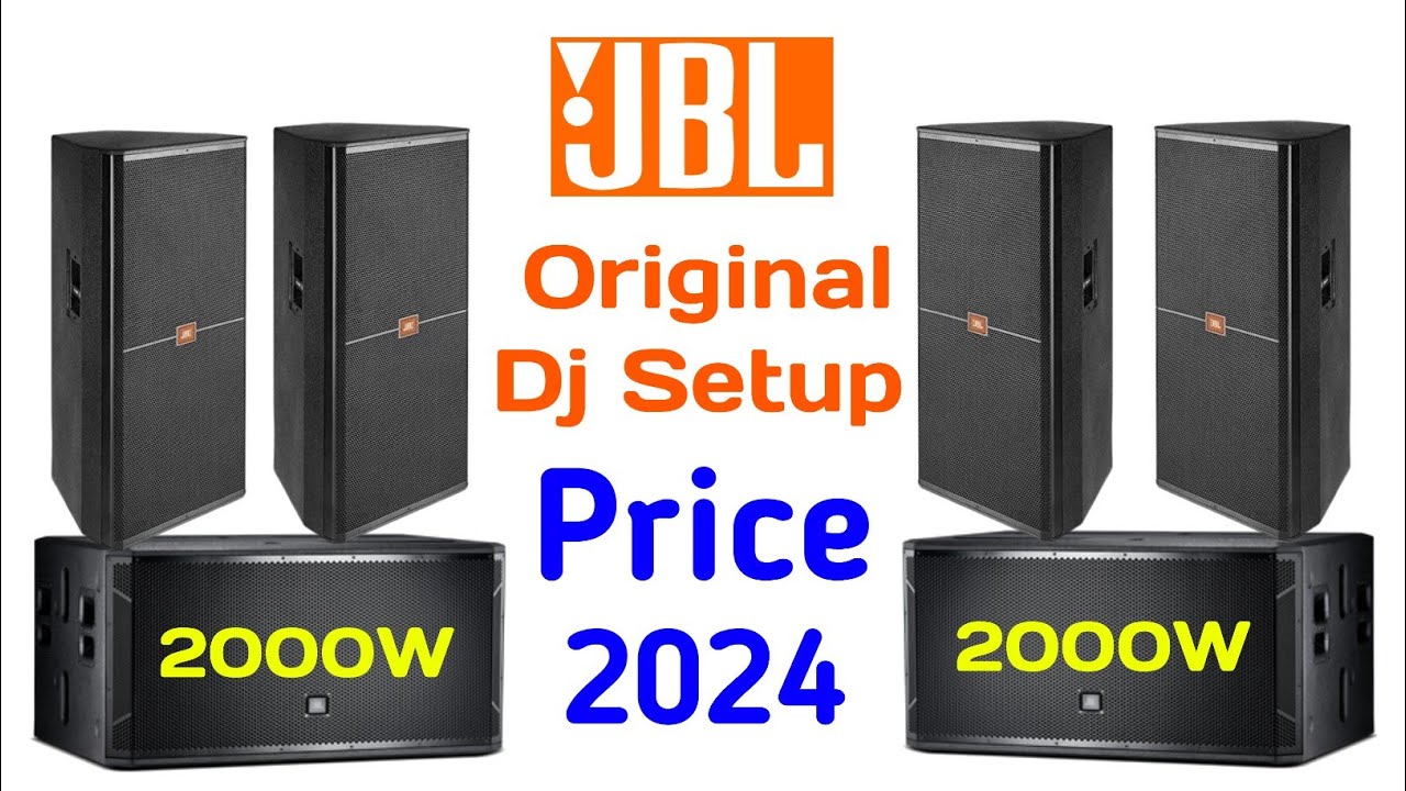 JBL Original Dj Setup Full Details Price Review 2024 srx725 srx728 JBL ...