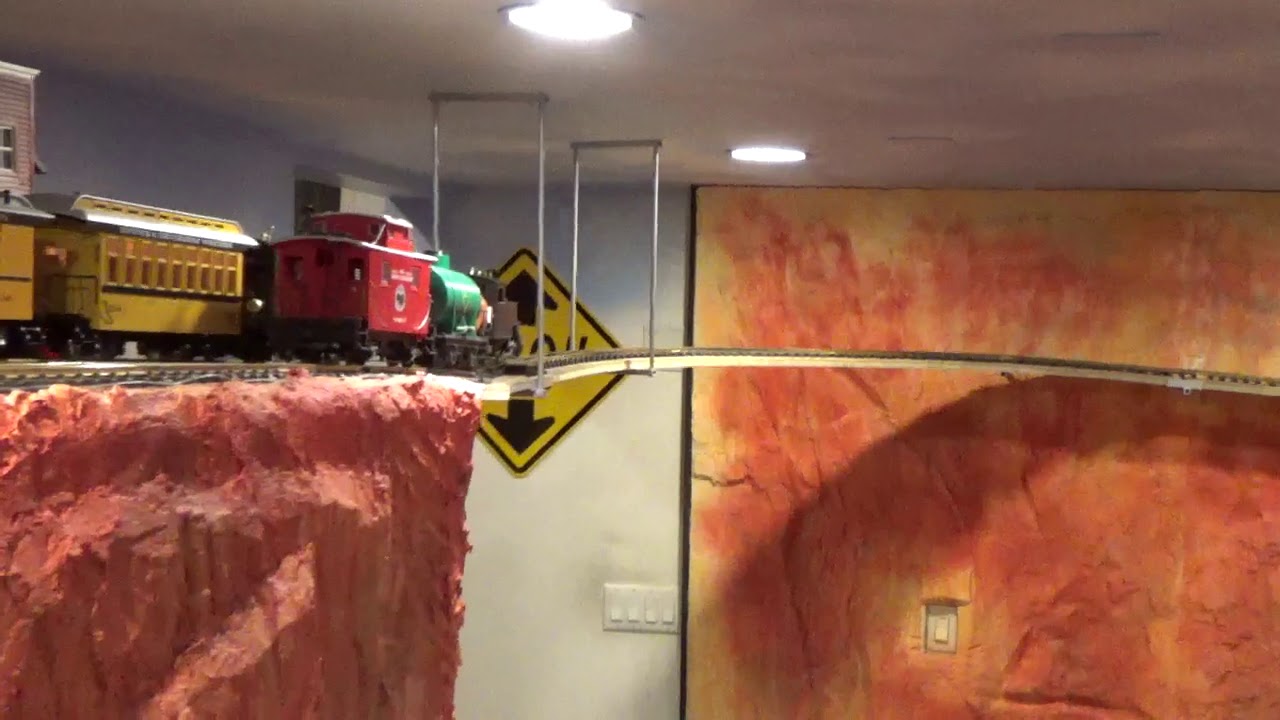 LGB TRAIN LAYOUT FEB 2019 UPDATE - YouTube