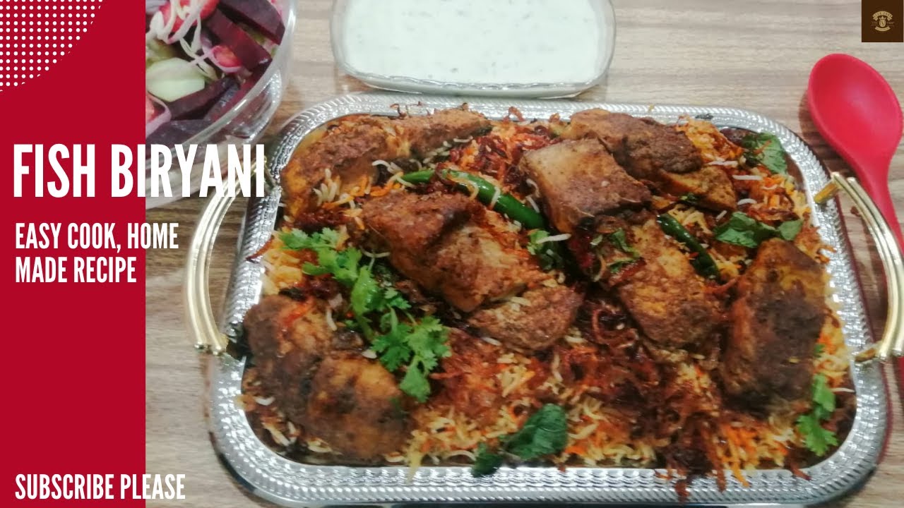 FISH BIRYANI RECIPE || RESTUARANT STYLE FISH BIRYANI RECIPE || EASY ...