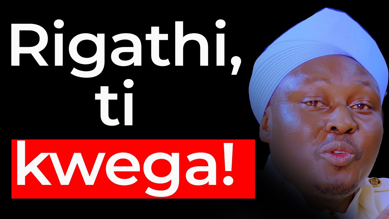 Rigathi Gachagua, Ti Kwega - Rev. Maina wa Otc - YouTube
