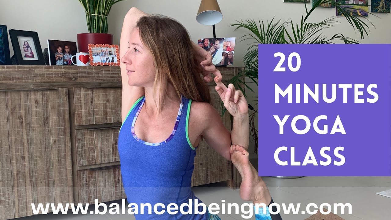 20 minutes Yoga class with Sasha @balancedbeingnow - YouTube