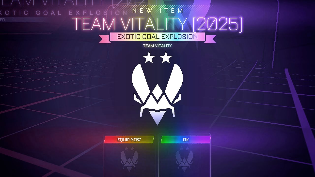 PLAYING ROCKET LEAGUE WITH THE *NEW* TEAM VITALITY 2025 GOAL EXPLOSION ...