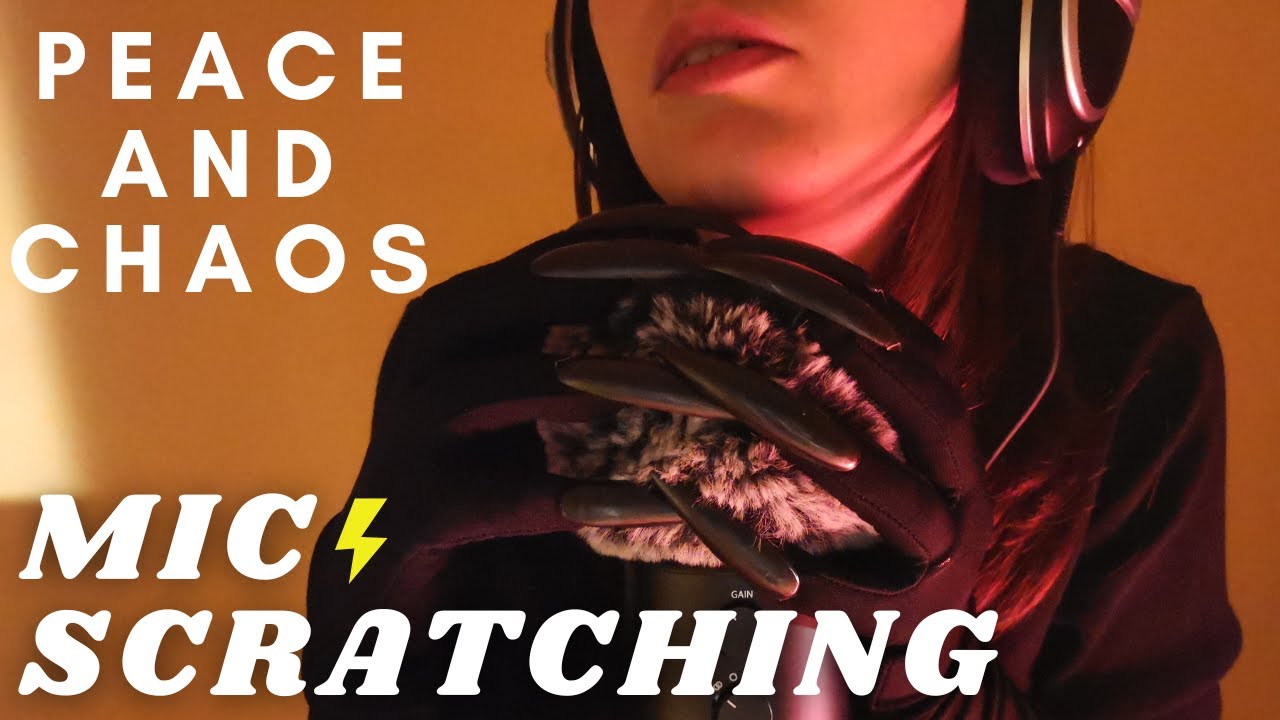 ASMR - PEACE AND CHAOS | FAST AND AGGRESSIVE FLUFFY Scratching ...