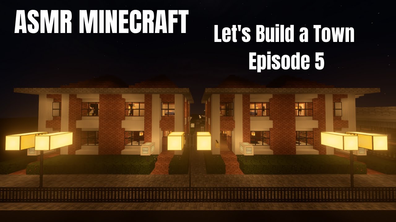 ASMR Minecraft: Let's Build a Town - It’s Coming Together! (Episode 5 ...