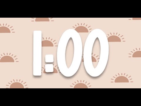 1 Minute Classroom Timer | Boho Classroom Timer | Neutral Classroom ...