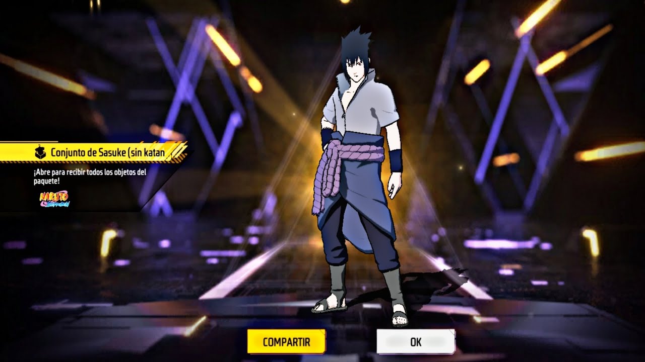 Sacando a SASUKE en Free Fire|¿Cúanto se gasta sacándolo?|Colaboración ...