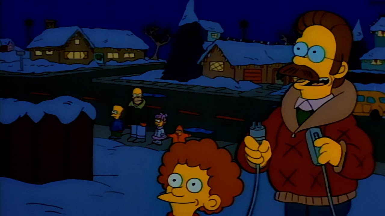 ¡LA PRIMERA APARICIÓN DE TODD Y NED FLANDERS! - YouTube