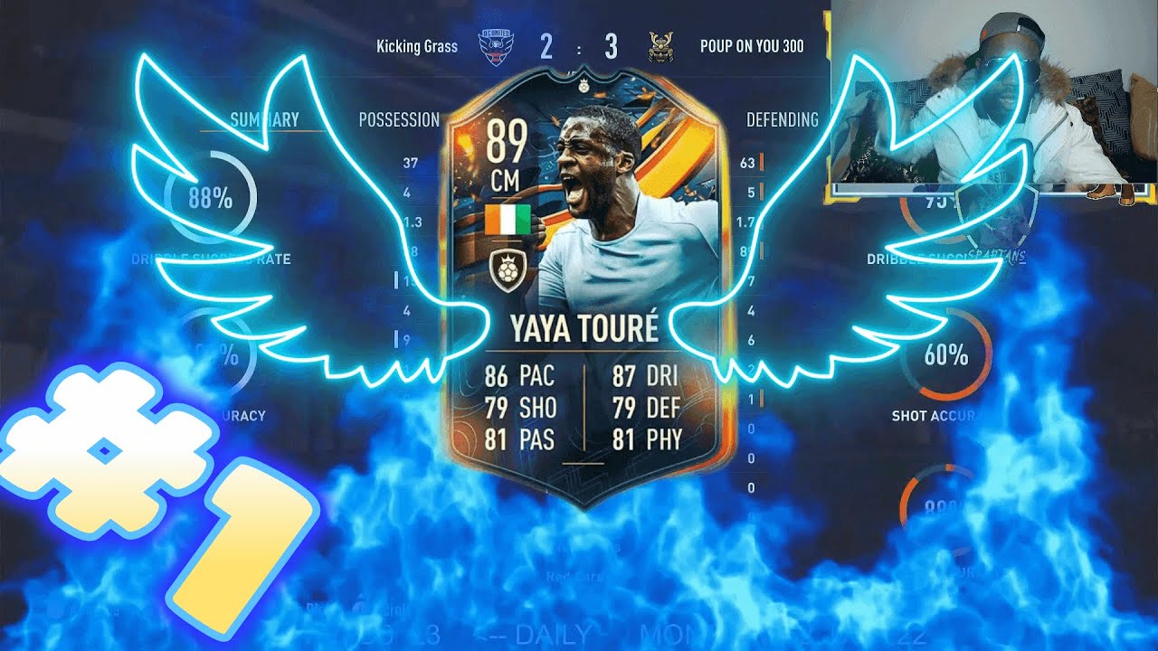 YAYA TOURE IN GAME STATS REVIEW --- ULTIMATE TEAM --- 1ST EPISODE - YouTube