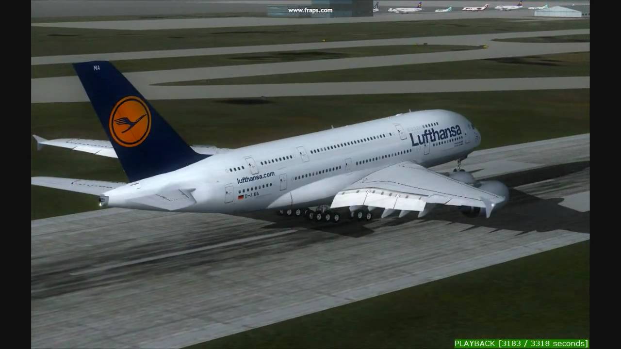 A380 - FMC & realistic effects HD - YouTube