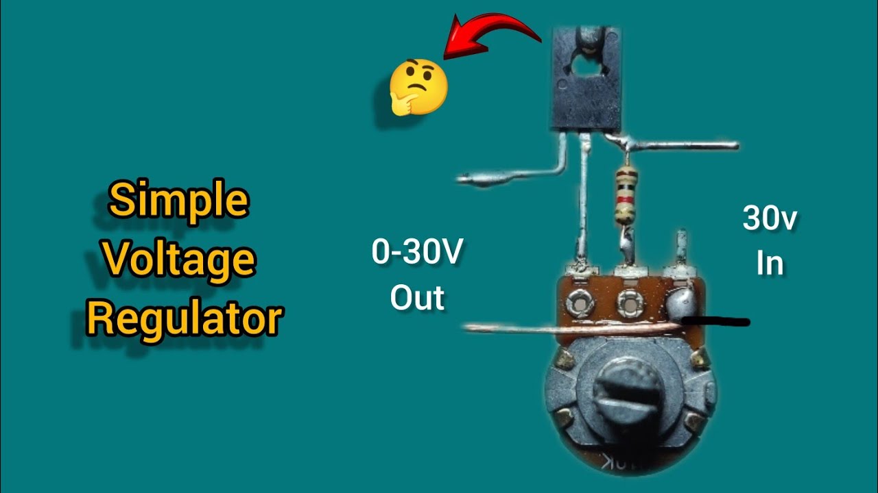 "*Diy DC Voltage Regulator*"|Simple DC voltage regulator using Bd139 transistor - YouTube