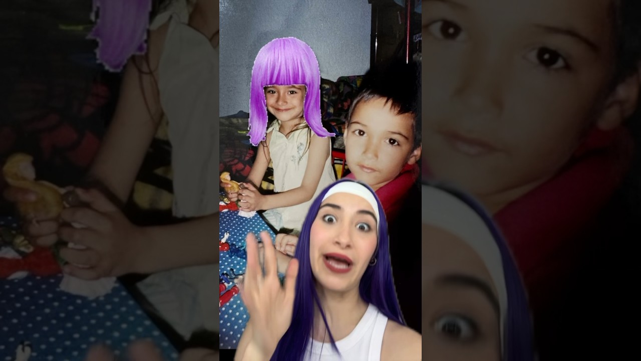 I WAS BORN WITH PURPLE HAIR 💜 AND HERE IS THE EVIDENCE!!! 😎 ...