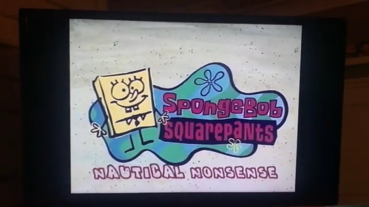 SpongeBob SquarePants Nautical Nonsense RARE UK VHS: Opening - YouTube