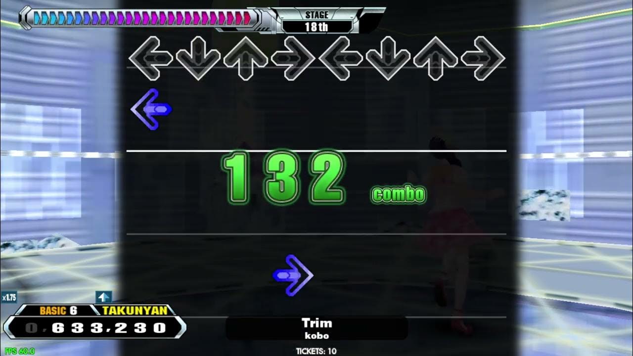 【DDR GRAND PRIX】Trim【DP BASIC】 - YouTube